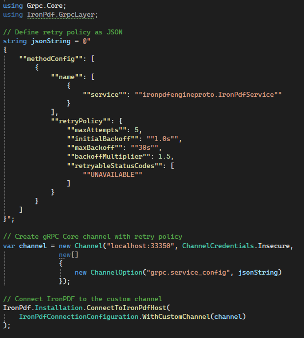 [Public] Fixing gRPC Connection Errors with IronPDF in Azure Containers (.NET Framework and .NET ...